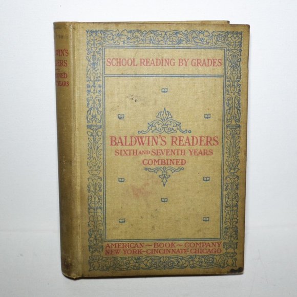 Other | Antique School Book 1897 Baldwins Readers 6th 7th Grades ...
